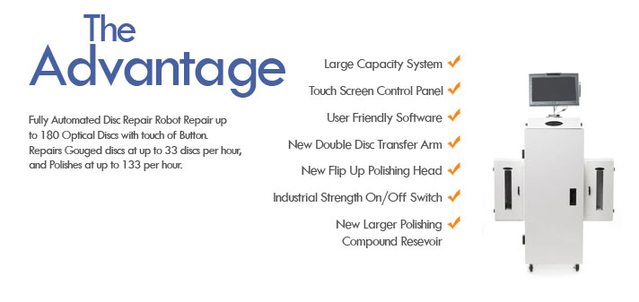 Advantage Disc Resurfacing Machine – Optical Disc Resurfacing Machines ...