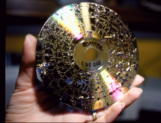 Non-Repairable Disc Damage Examples – Optical Disc Resurfacing Machines ...